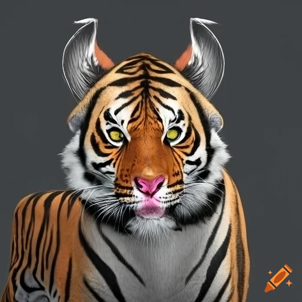 Tiger Face Side View