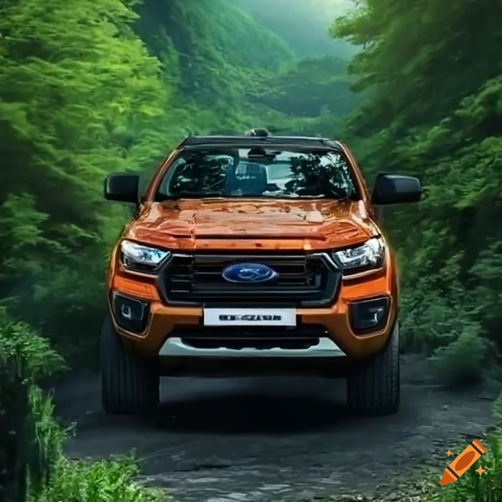Stock 2021 model ford ranger wildtrak cyber orange. fethiye’s mountain ...