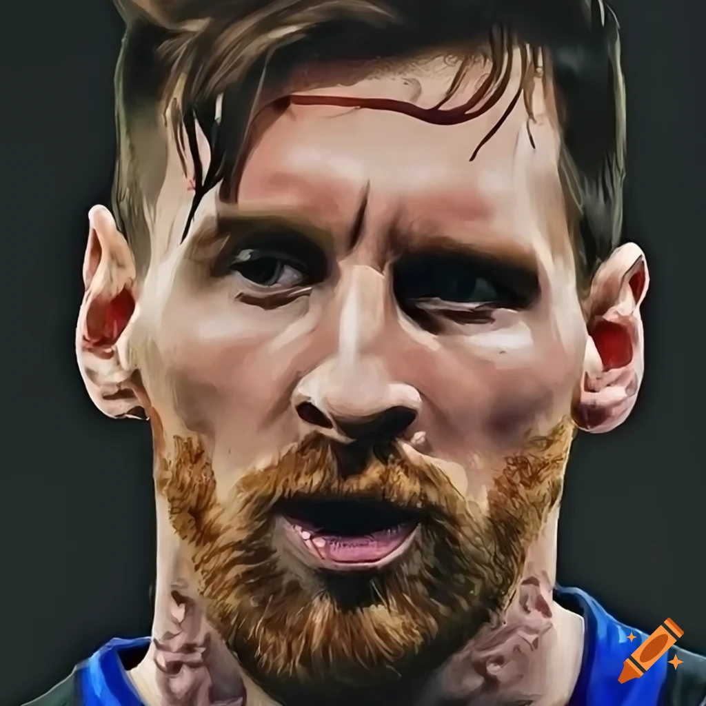 Messi lionel brows by fernando fader self portrait, no football shirt ...