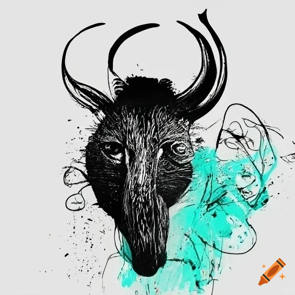 Tamaraw Drawing Sketch