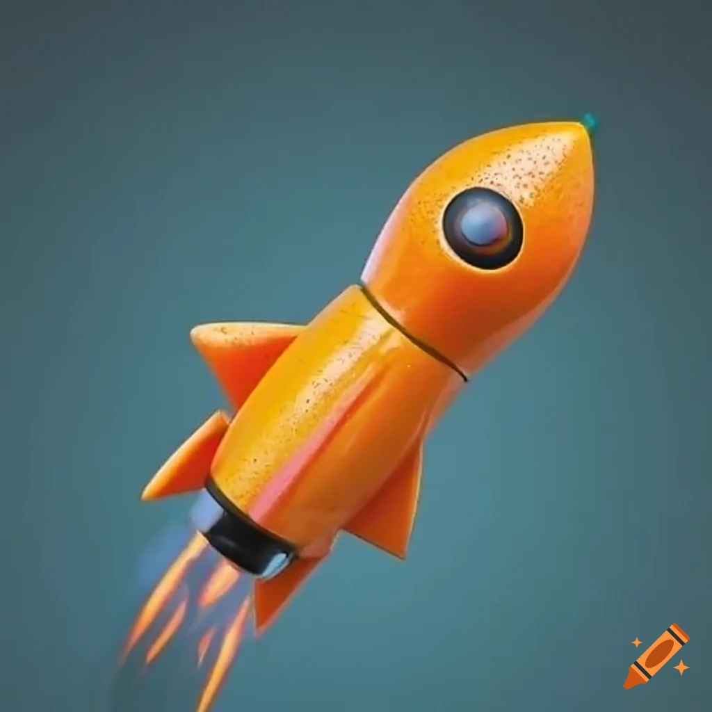 Orange juice inspired rocket