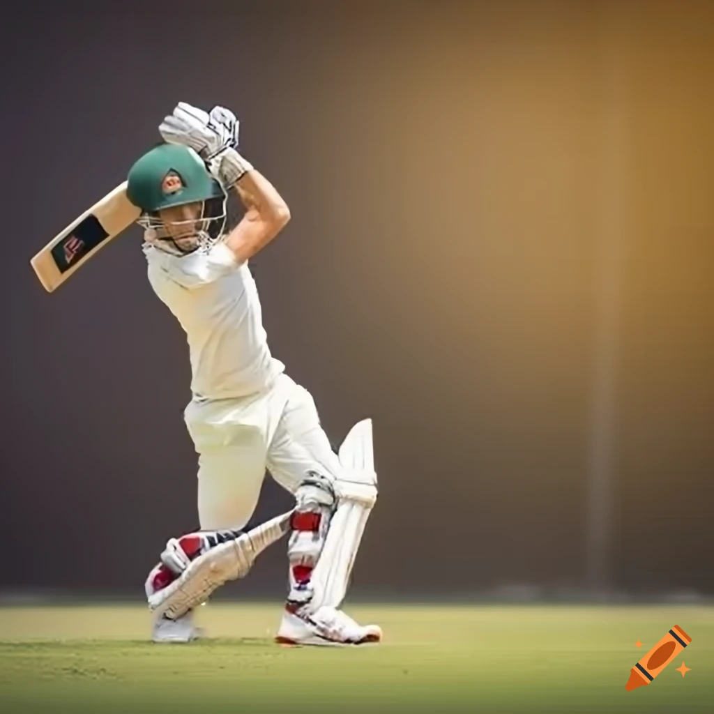 Image generator illustrating a cricket player hitting a six in motion ...