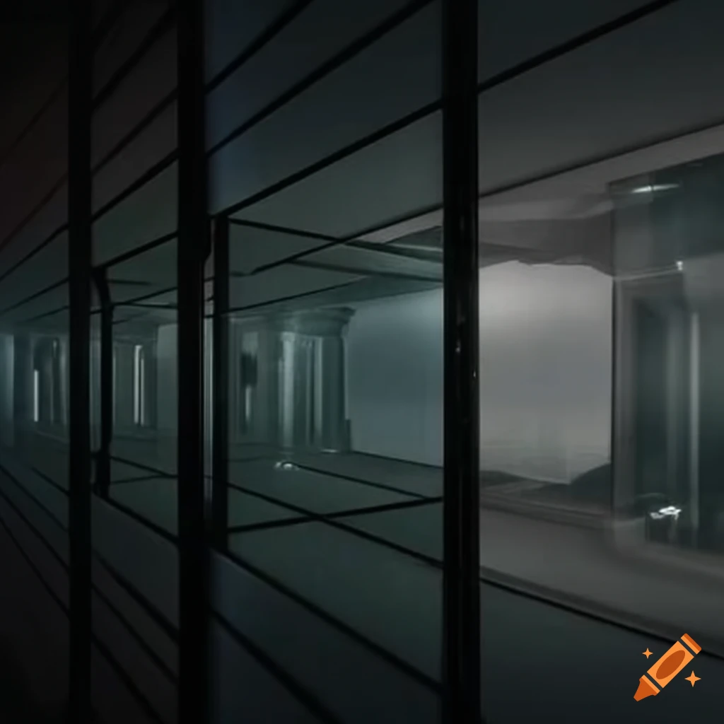 Infinite hall of glass mirrors