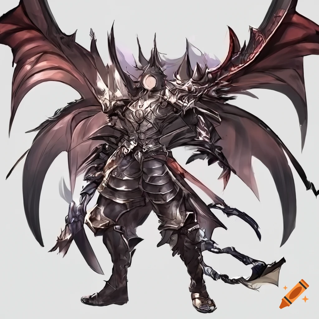 Granblue fantasy style dark dragon guard limited piece subtle armour ...