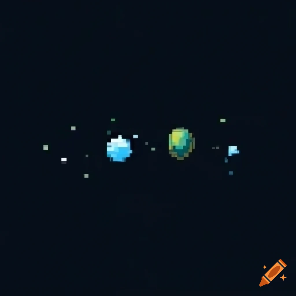 Pixel art space
