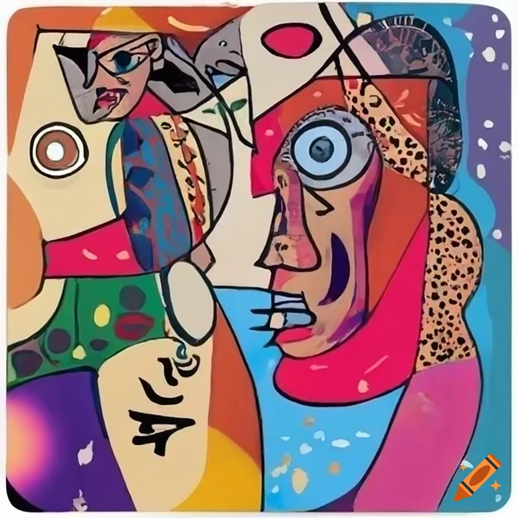 Universe picasso style on Craiyon