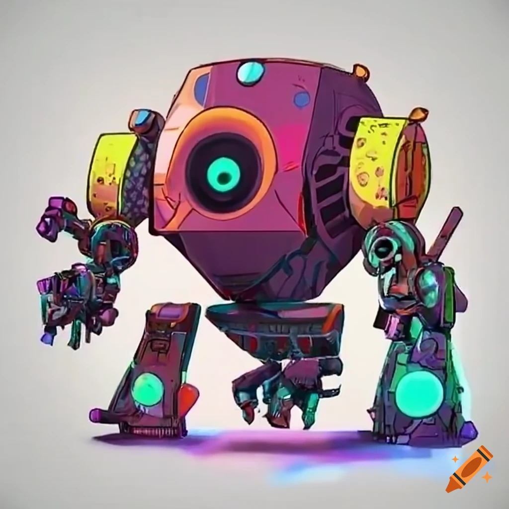 Battle Bots on Craiyon