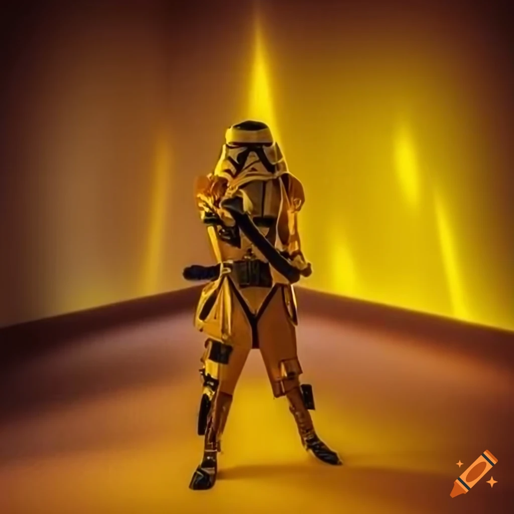 Starwars yellow on Craiyon