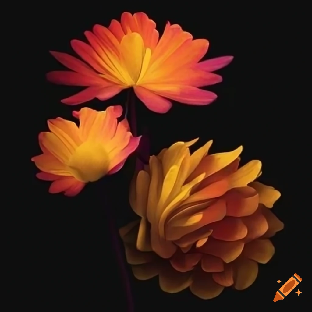 Two simple flowers