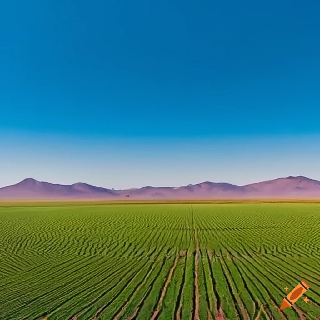 Sahara greenification project, solar panels in the desert surrounding ...
