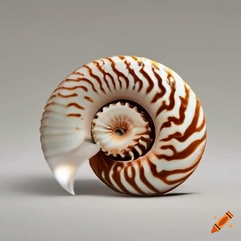 Chambered nautilus shells on Craiyon