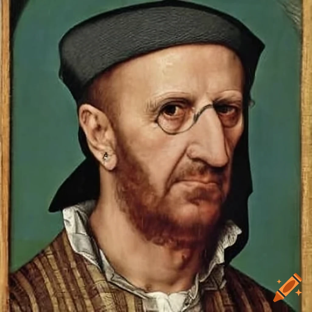 Northern renaissance portrait of Ringo Starr, painting by Hans Holbein ...