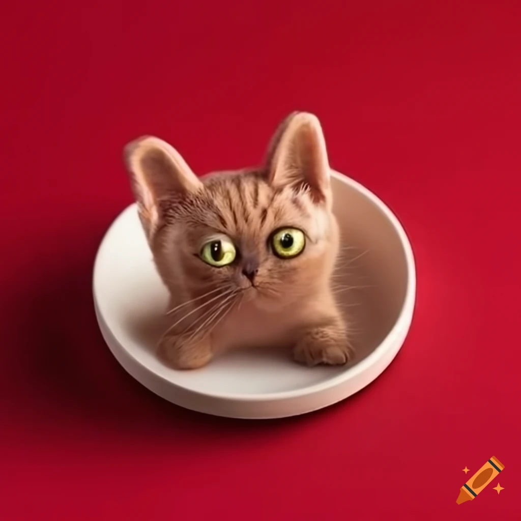 Cat shaped food