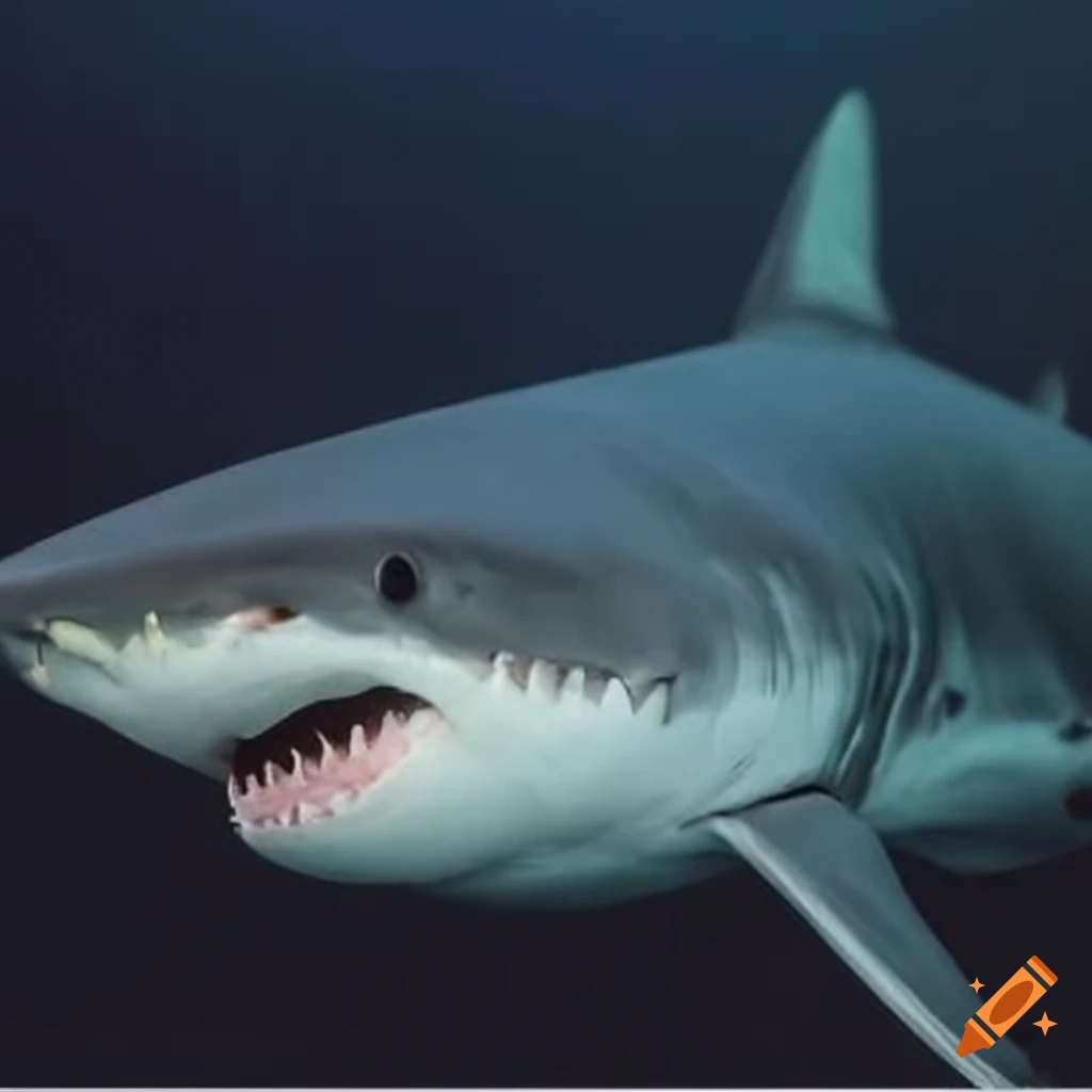 Shark without teeth on Craiyon