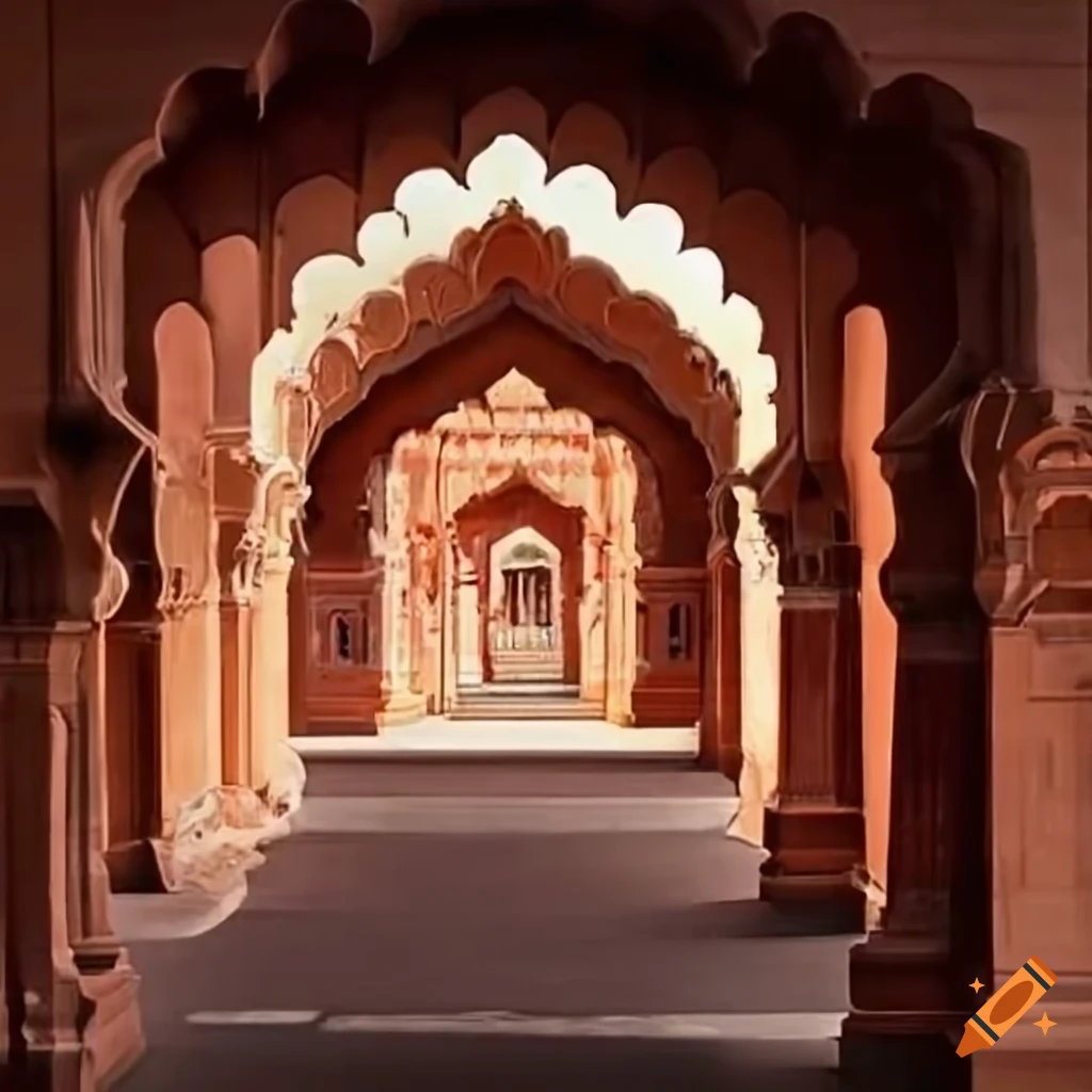 Jaipur hava mehal on Craiyon