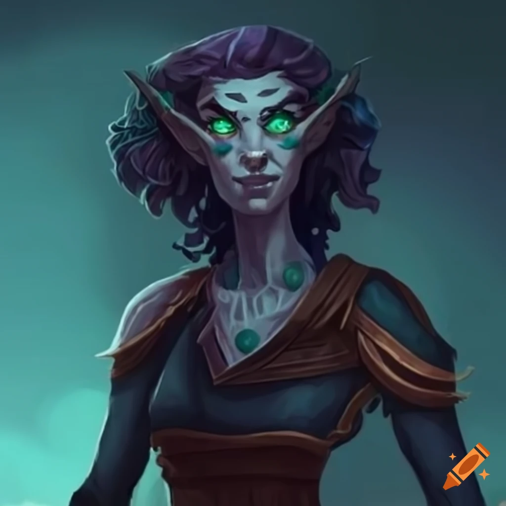 A changeling trans dungeons and dragons character on Craiyon