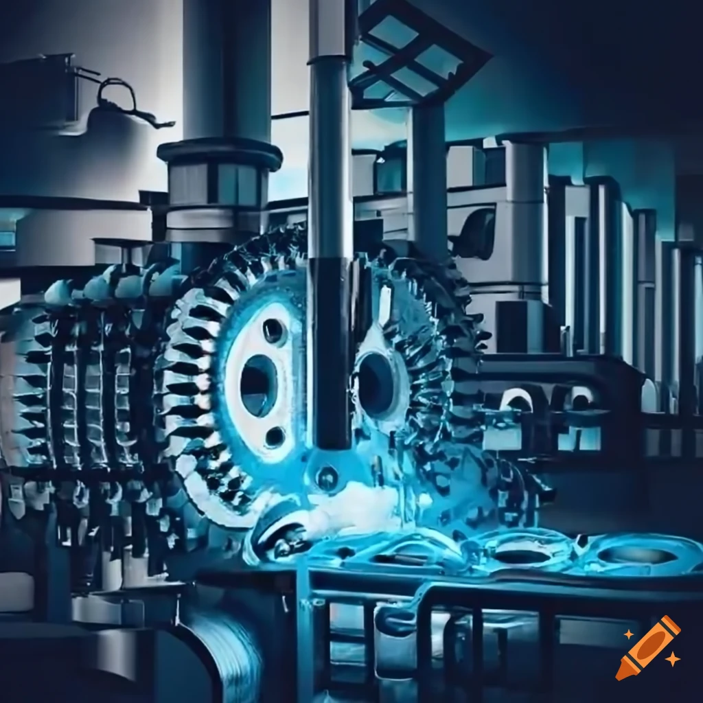 Mechanical factory with mechanical labor