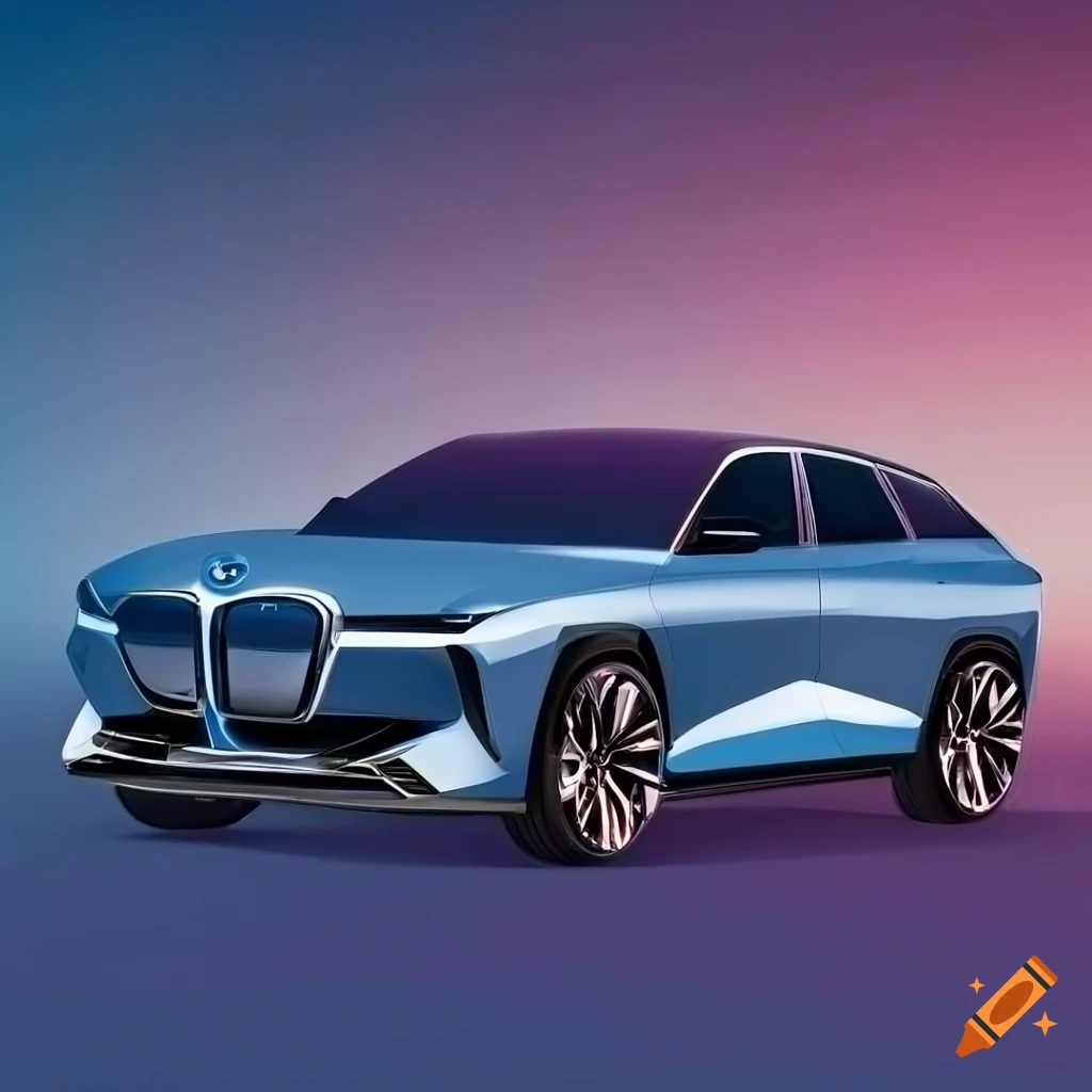 Luxury bmw-xm in a glamorous night setting with title react.js on Craiyon