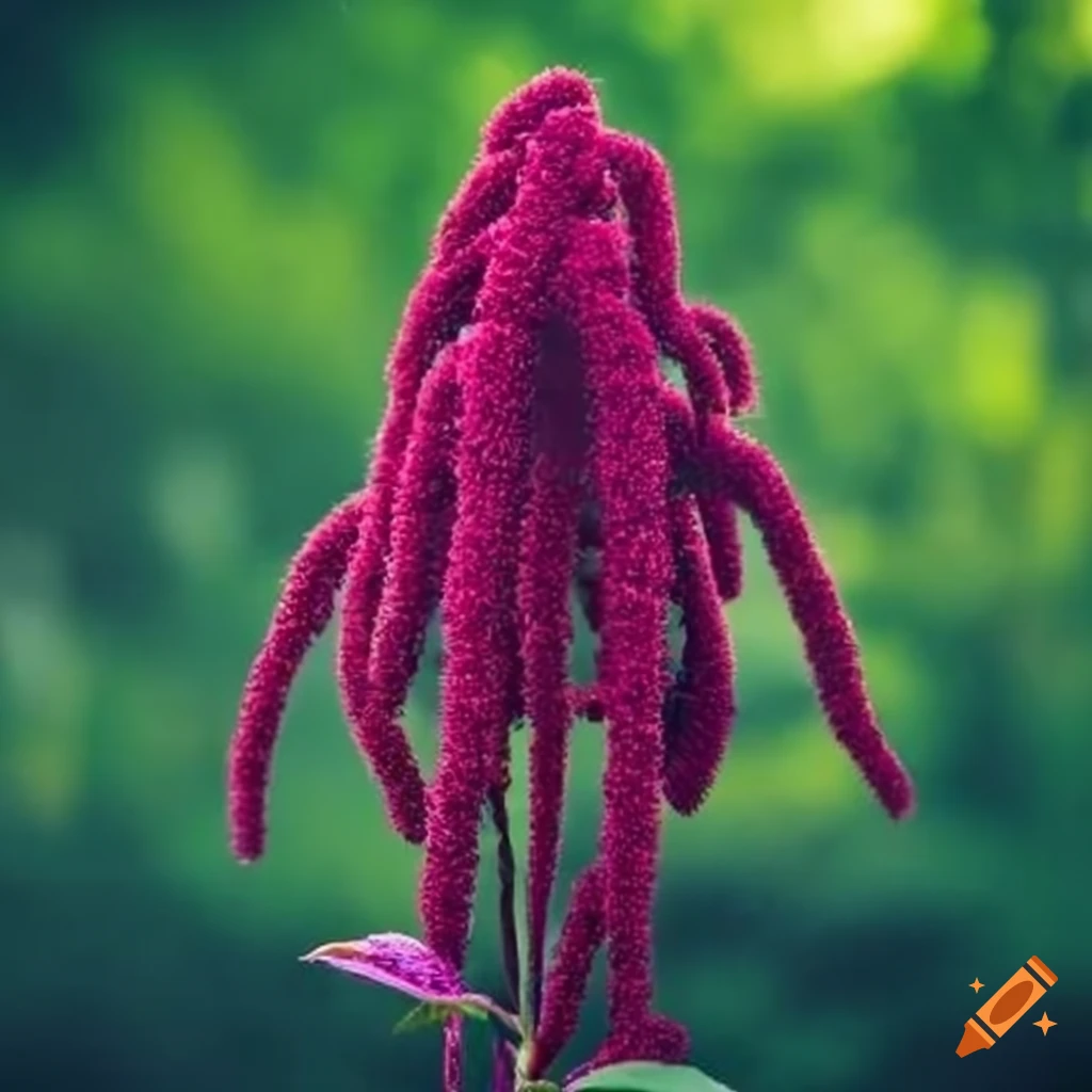 Amaranth plant on Craiyon