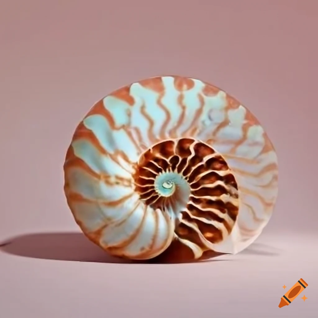 Chambered nautilus shells
