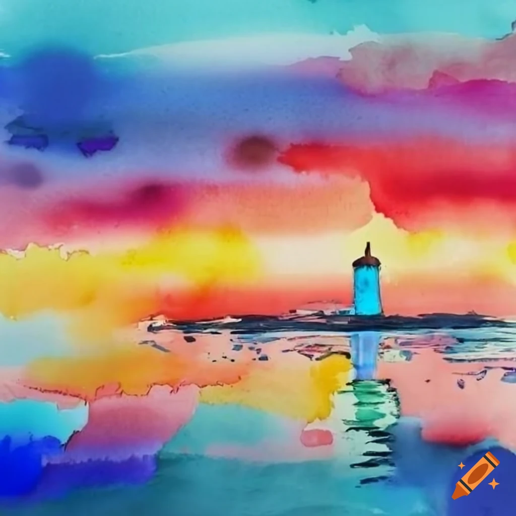 Sea light reflection on Craiyon