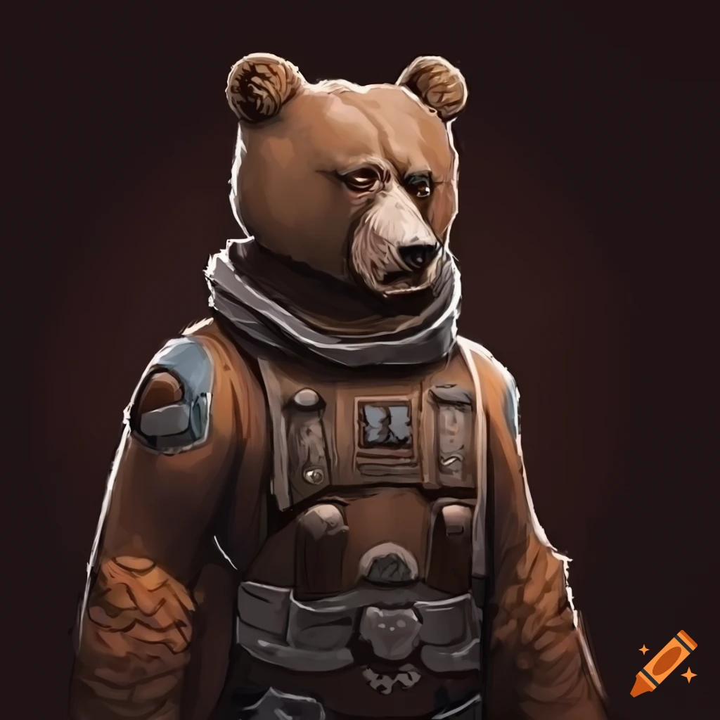Bear as a space commander