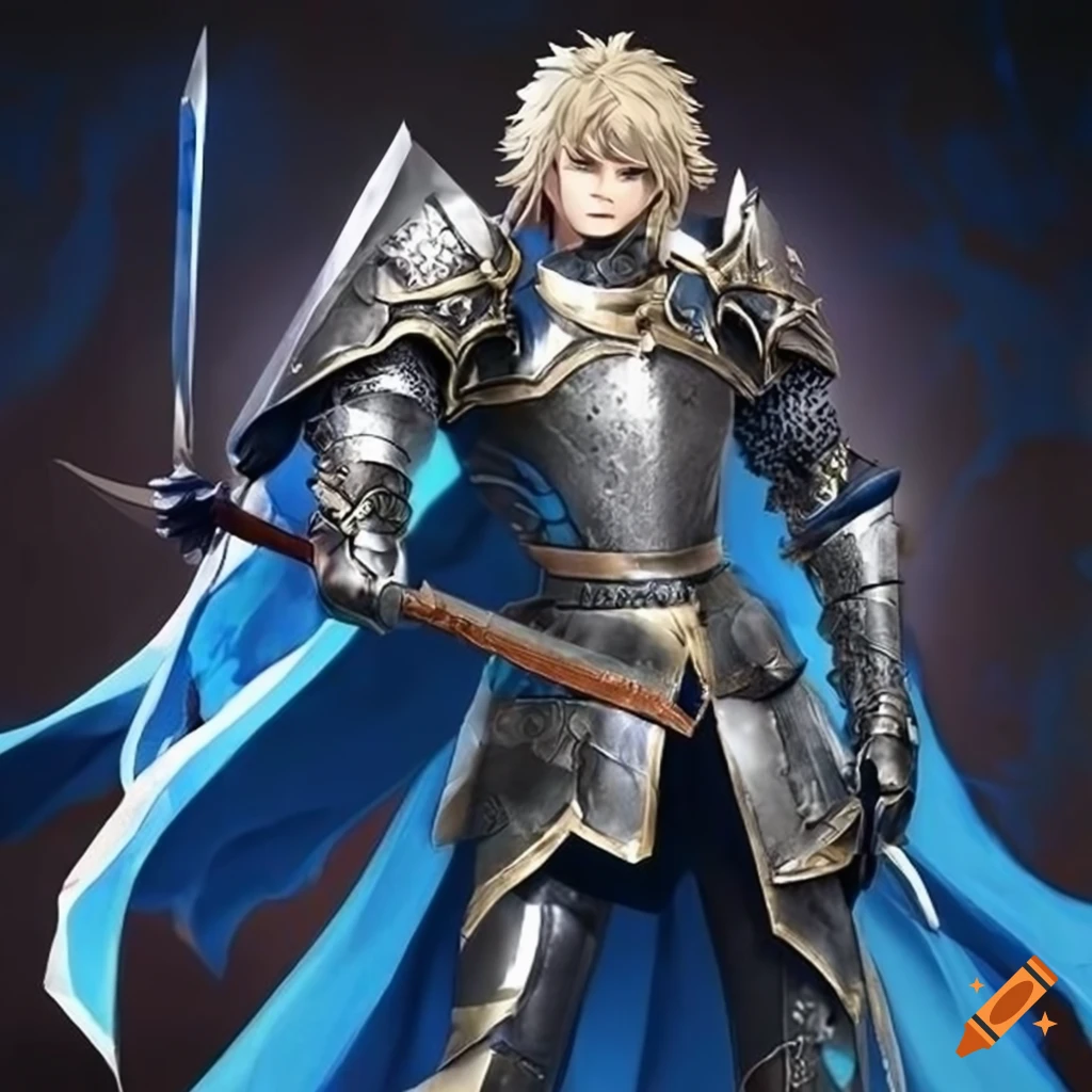Anime Male Knight Armor