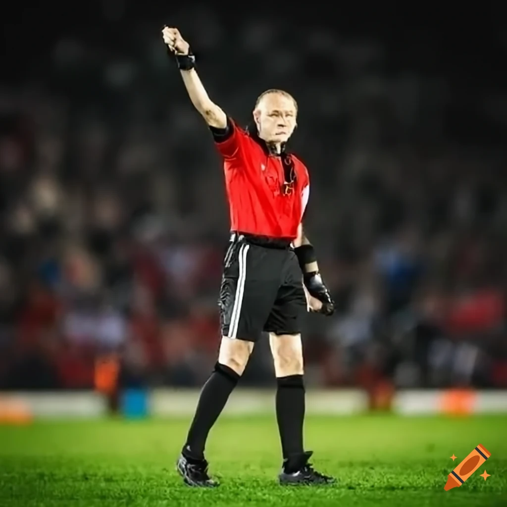 Football referee on Craiyon