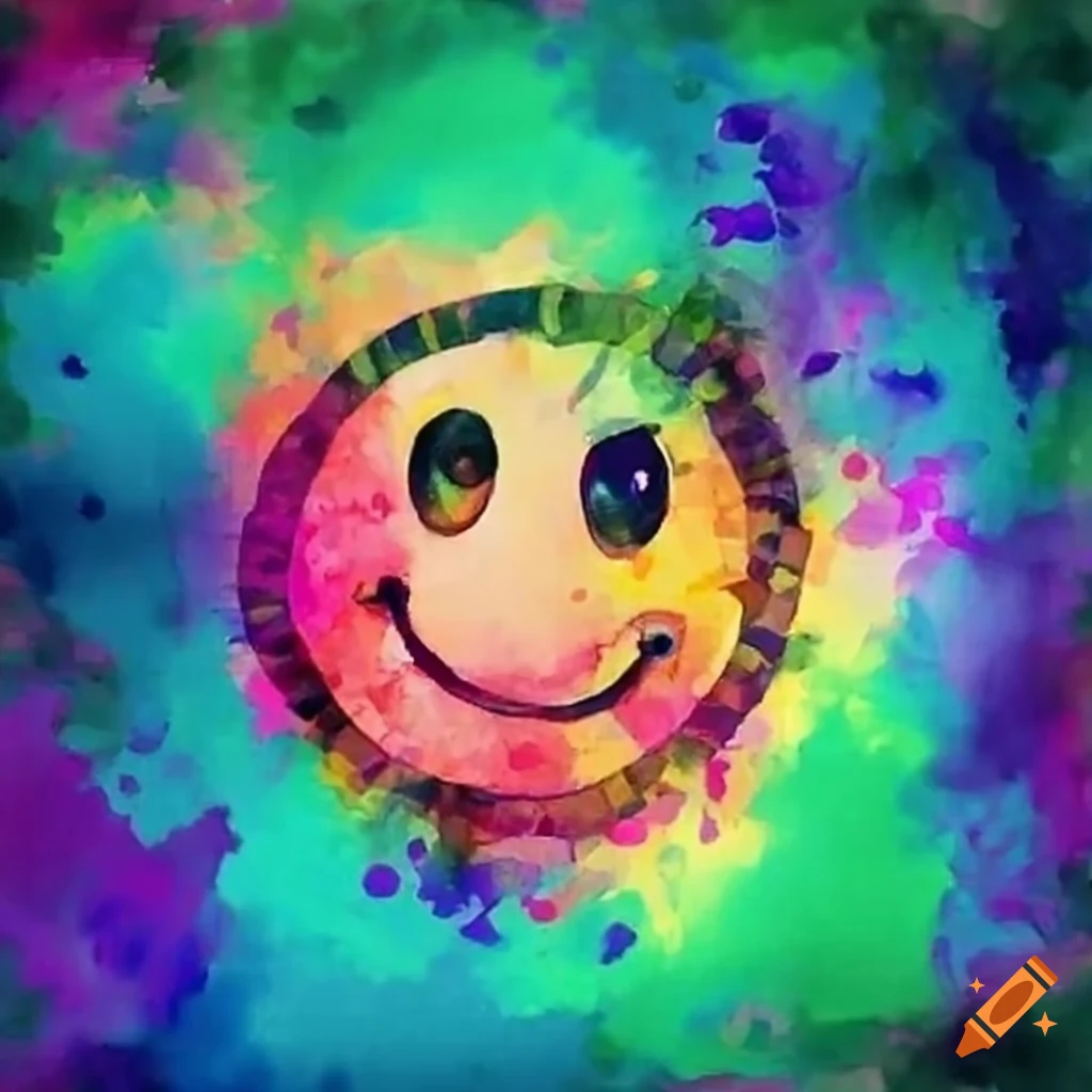 A smiley face, with the smile being held up with tape on Craiyon