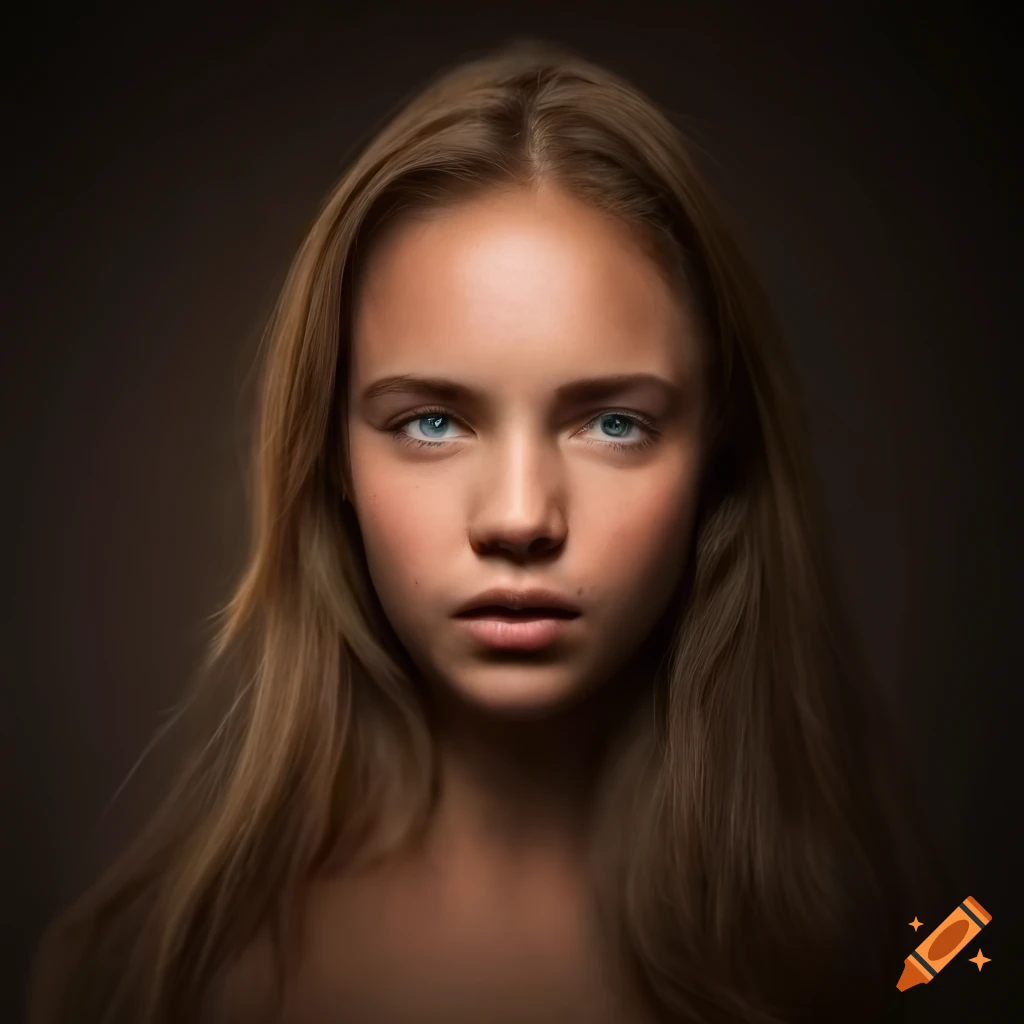 Headshot portrait, stunningly beautiful young female surf type, natural ...