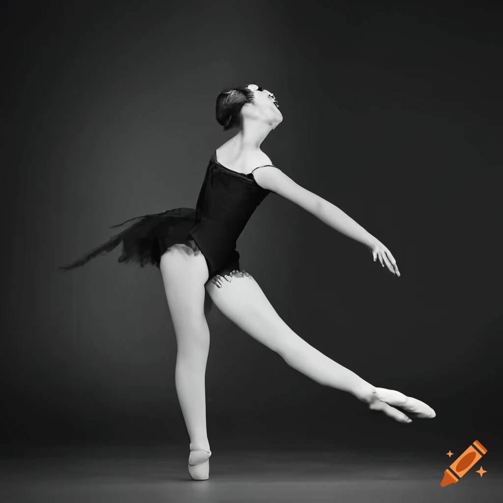 Girl dancing ballet