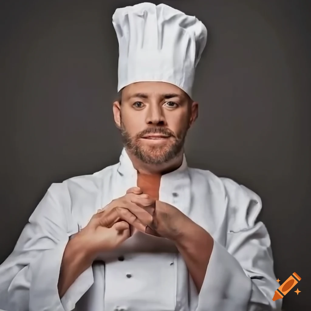 Deaf male chef headshot