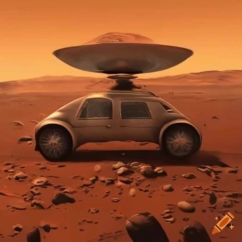 A car in mars