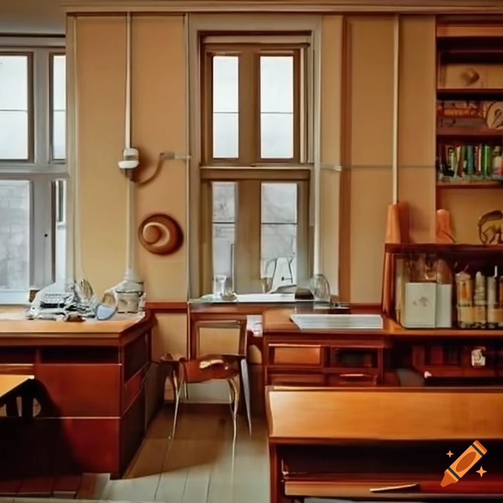 Laboratory office in soviet style on Craiyon