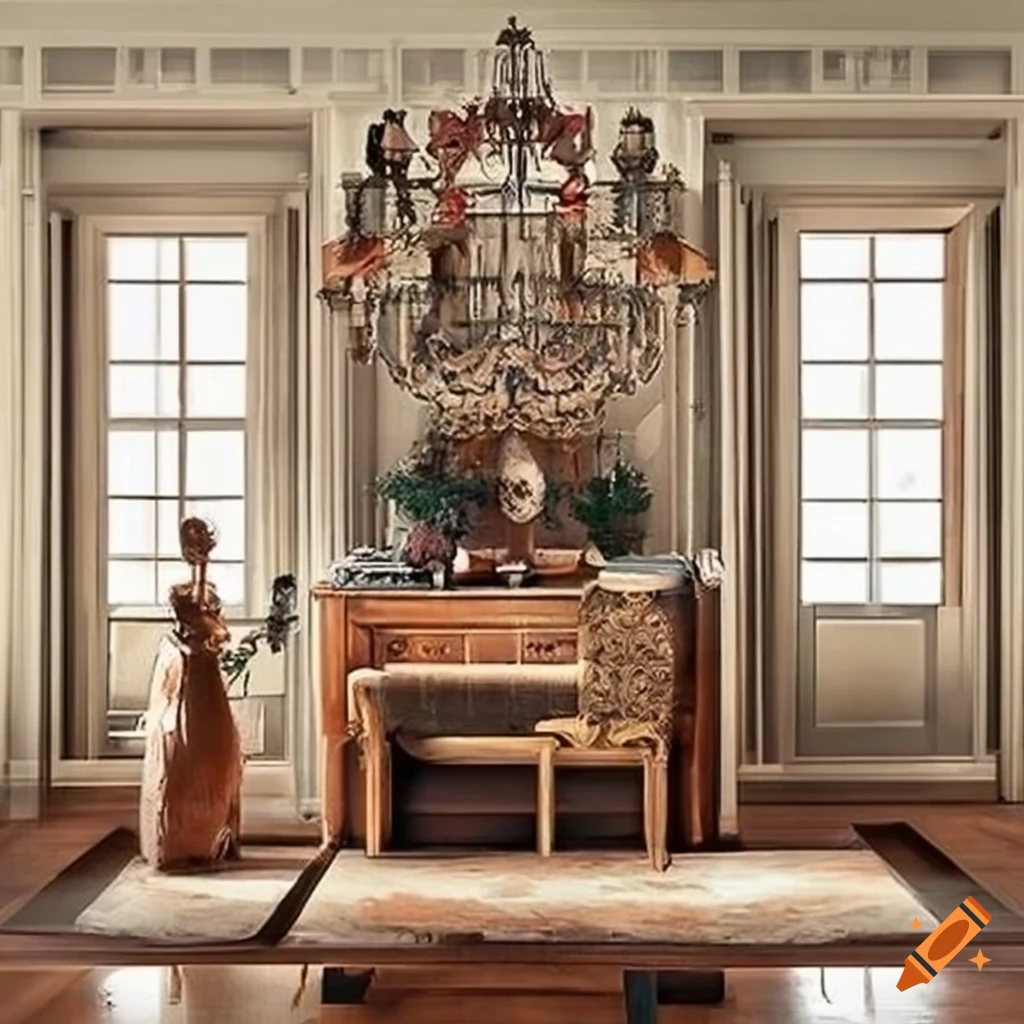 Traditional finish home in the hyper realistic style