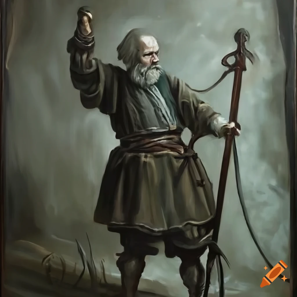 Old master swordsman