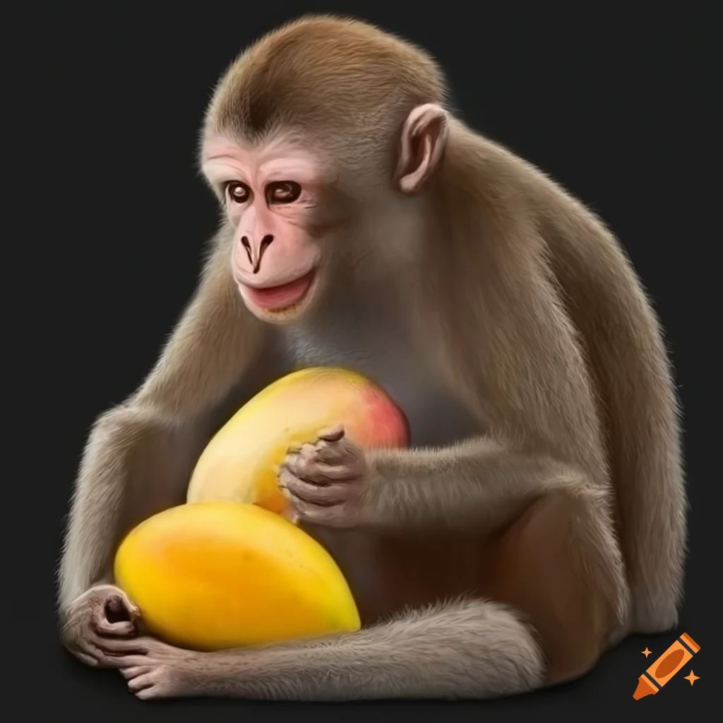 Monkey Eating A Mango Flash Sales | emergencydentistry.com