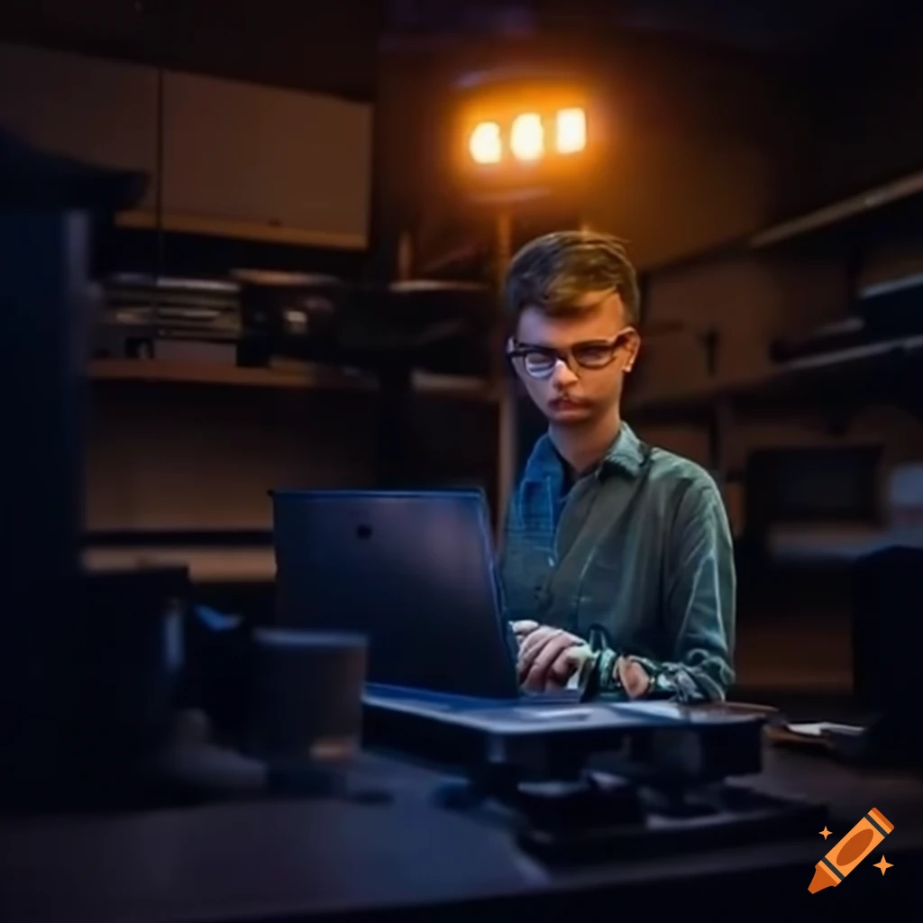 An engineering intern working in the office of a large oil company on ...