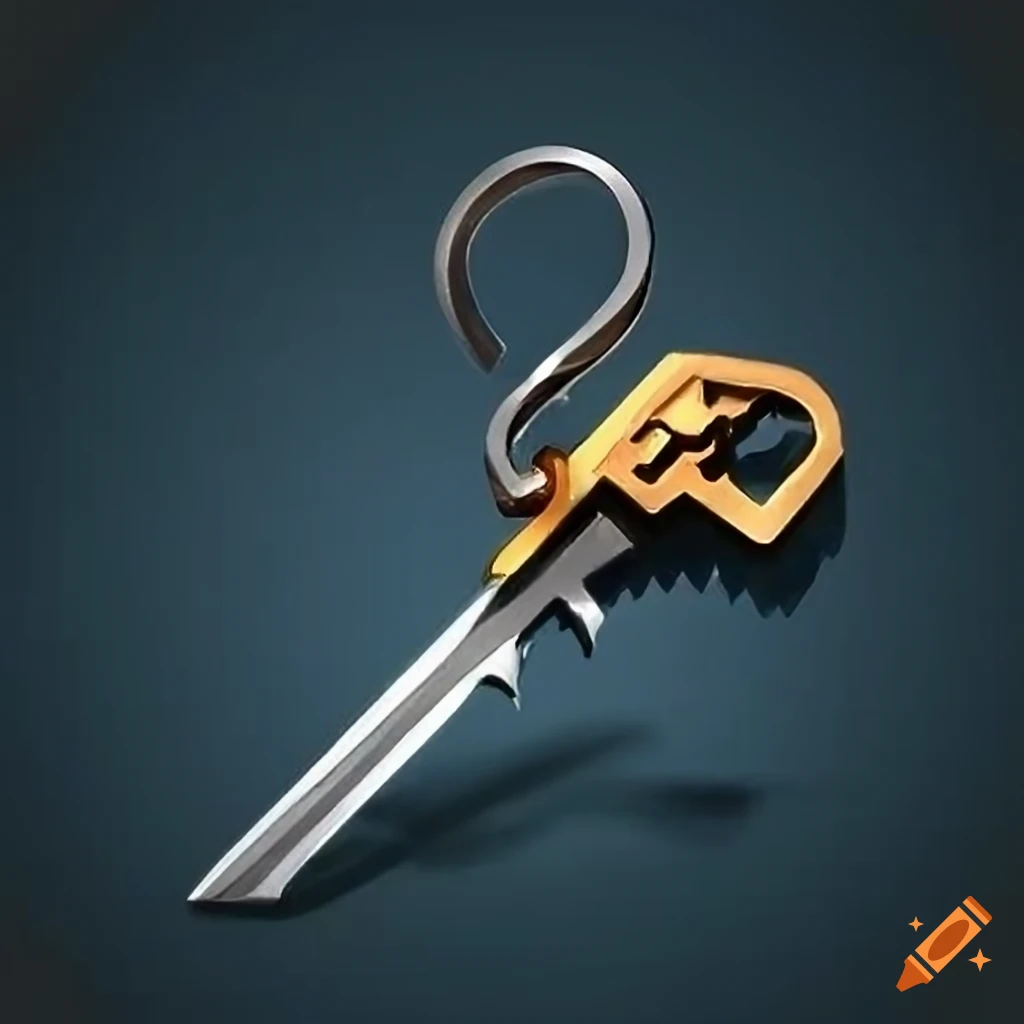 Key blade on Craiyon