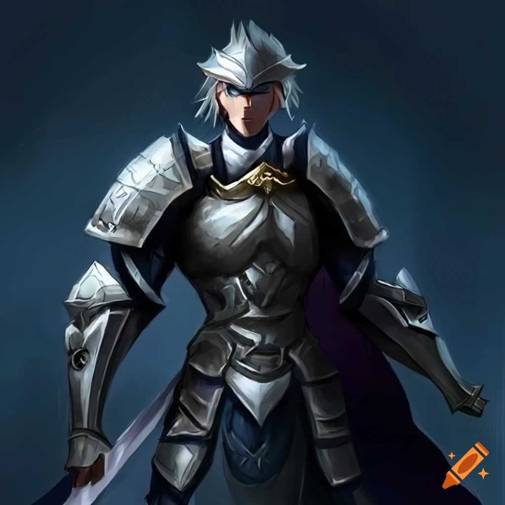 Knight Helmet Anime