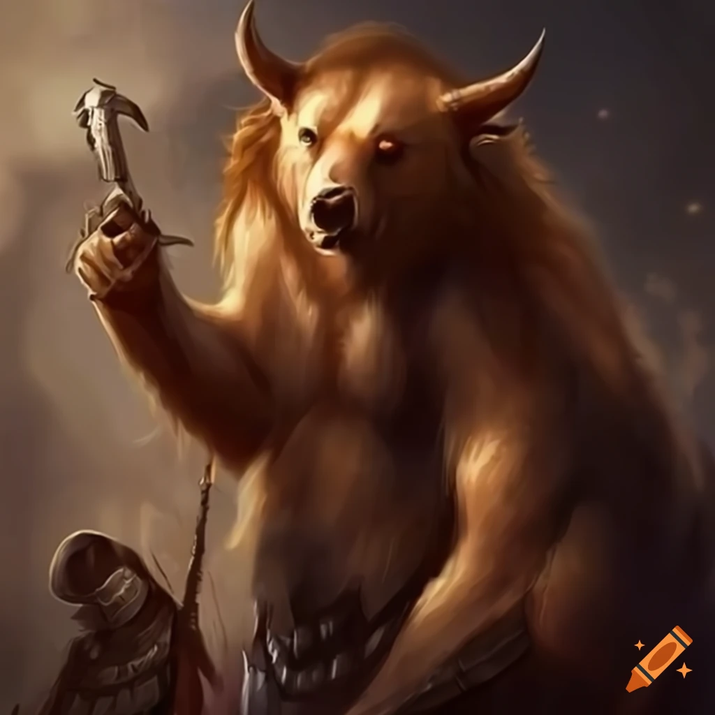 A D&D woman with Bull’s Strength and Bear’s Endurance on Craiyon