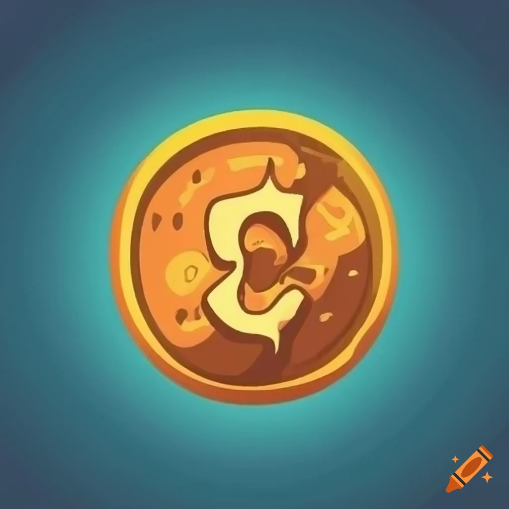 Fantasy coin icon for board game on Craiyon