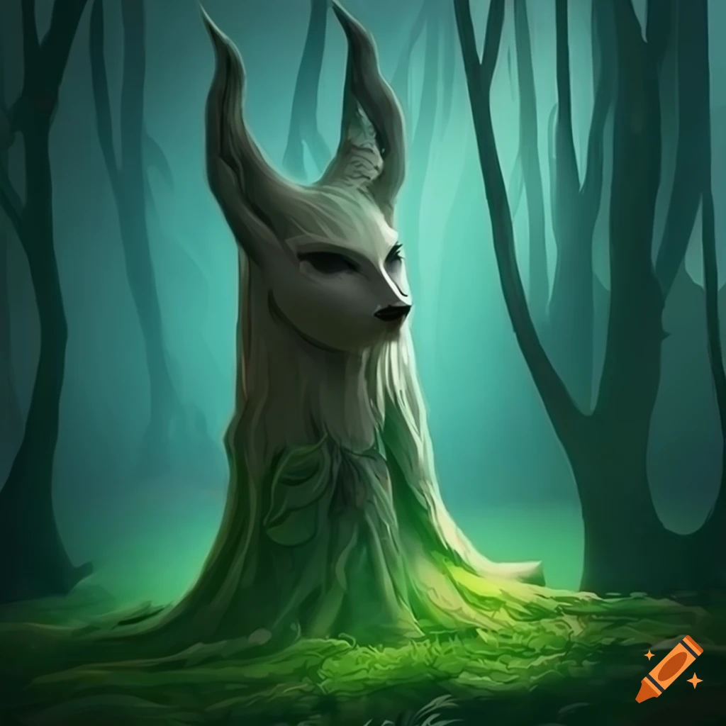 Lovely forest spirit