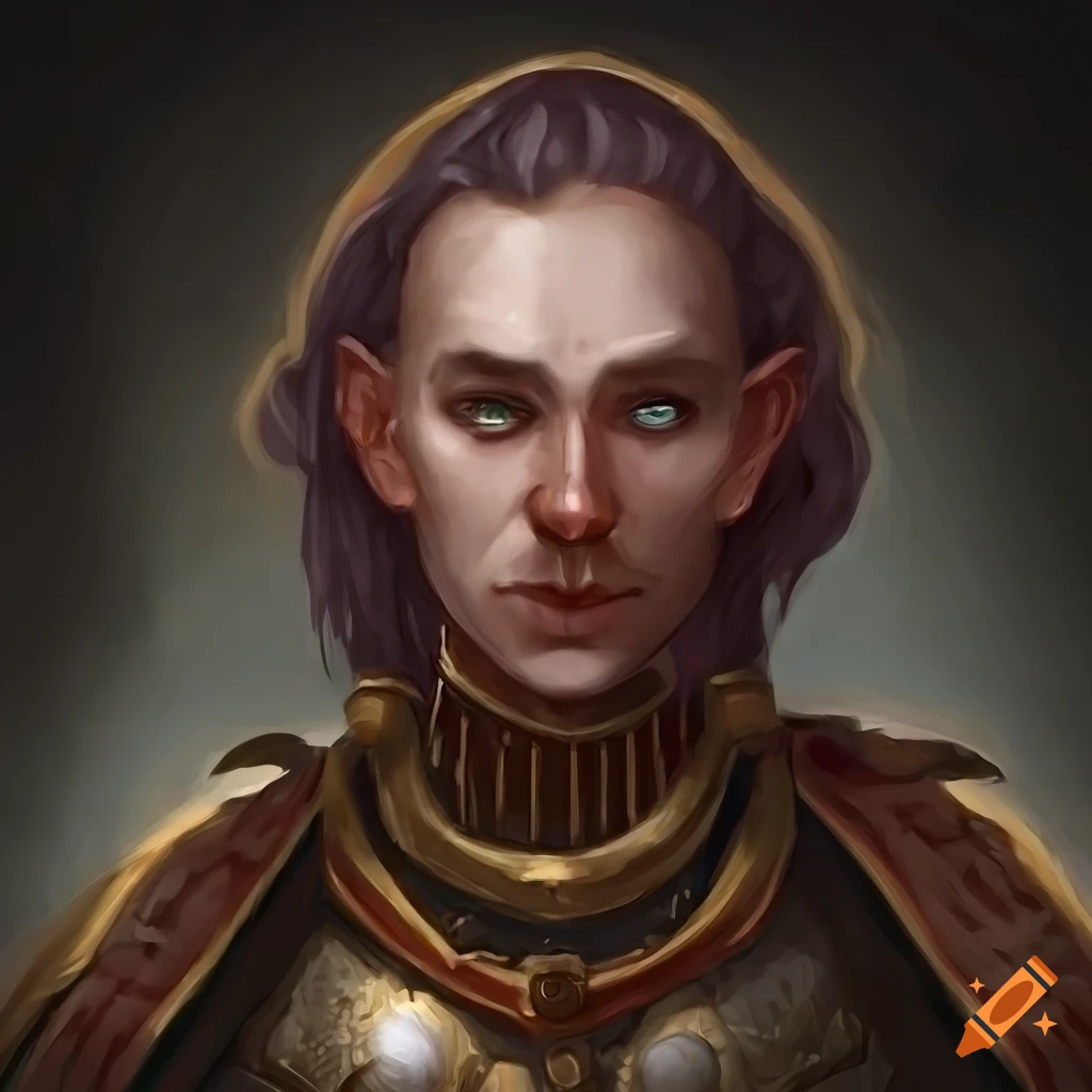 Portrait of dnd fantasy soldier, guard, henchmen, noble, 4k, detailed ...