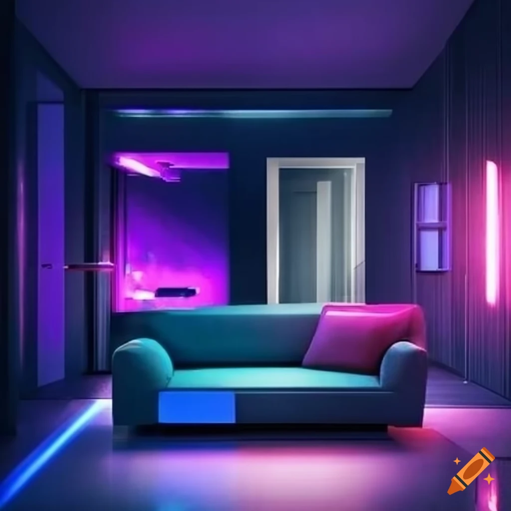 A Modern House With Technological Furniture