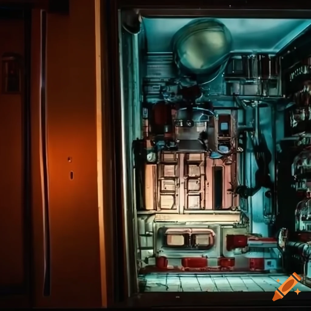 A retrofuturistic lab with soviet vibes and advanced technology on Craiyon