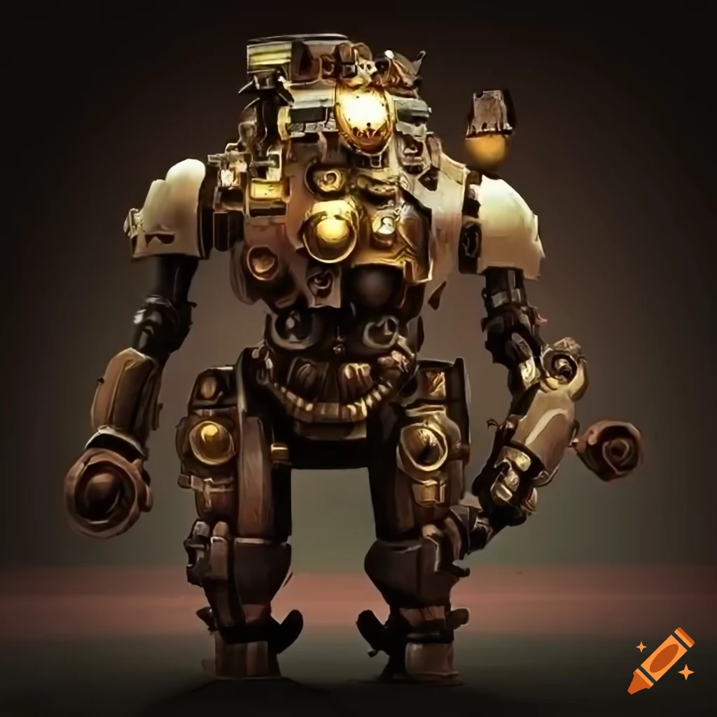 Steampunk mecha