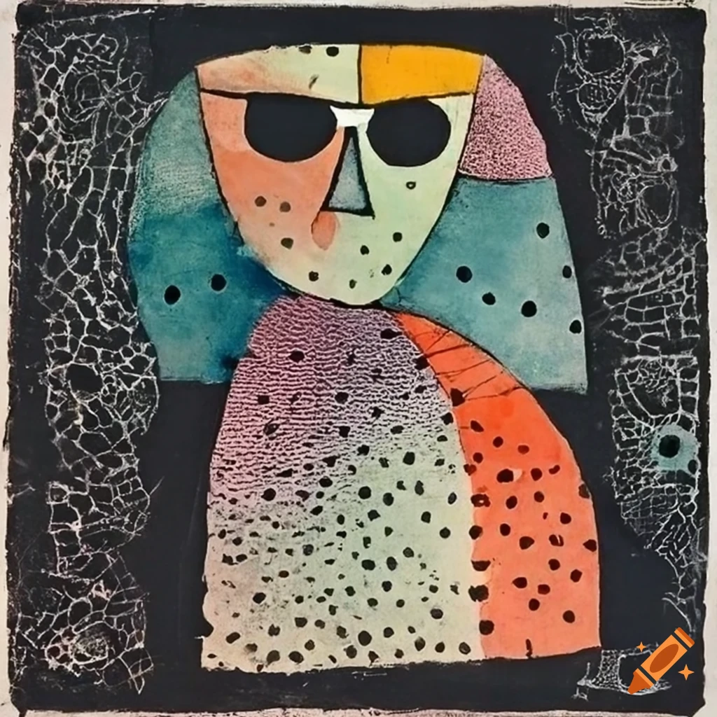 Mysterious woman in a polka dot dress and sunglasses, looking at her reflection in a pool of ...