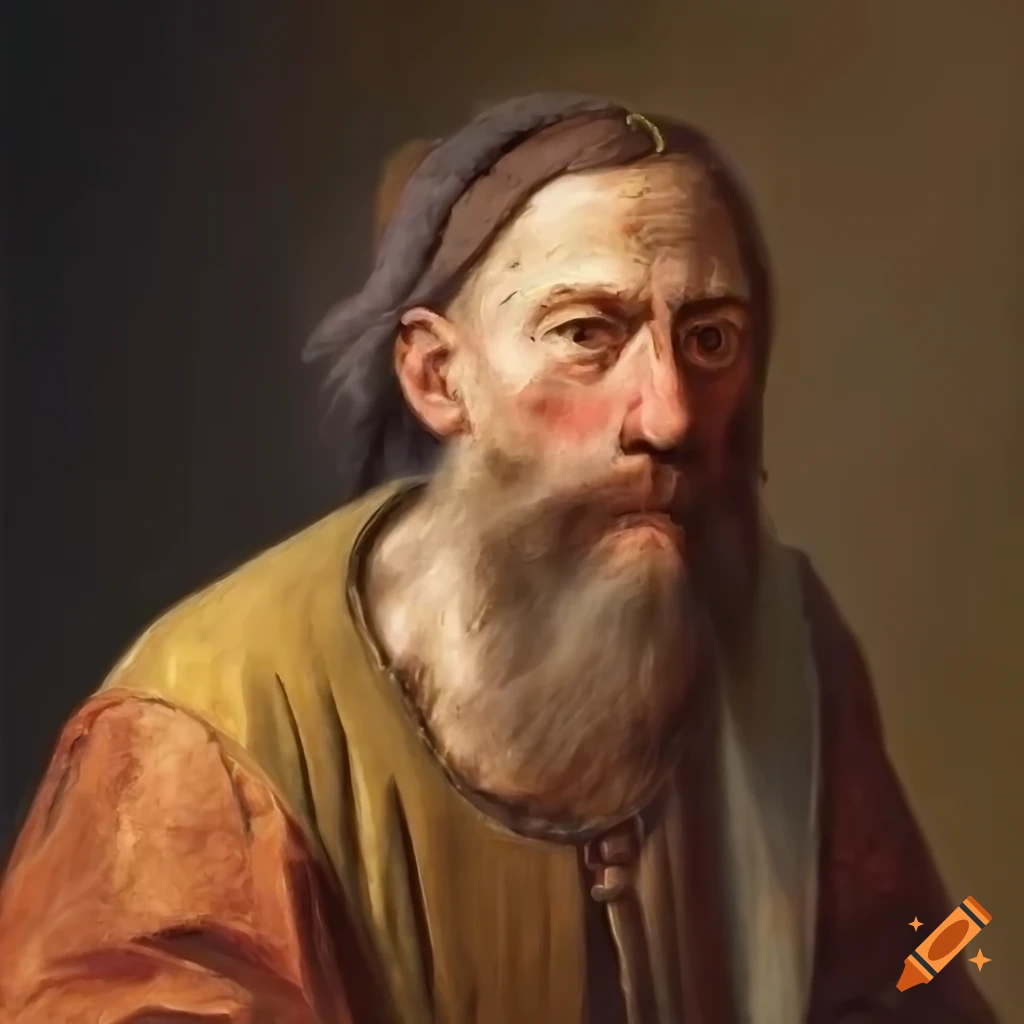 Portrait of a medieval merchant, highly detailed, 4k, 85 mm on Craiyon