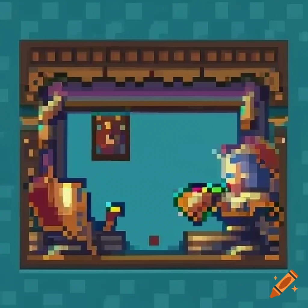 Game tiles, pixel art, knight, animation frames by frame